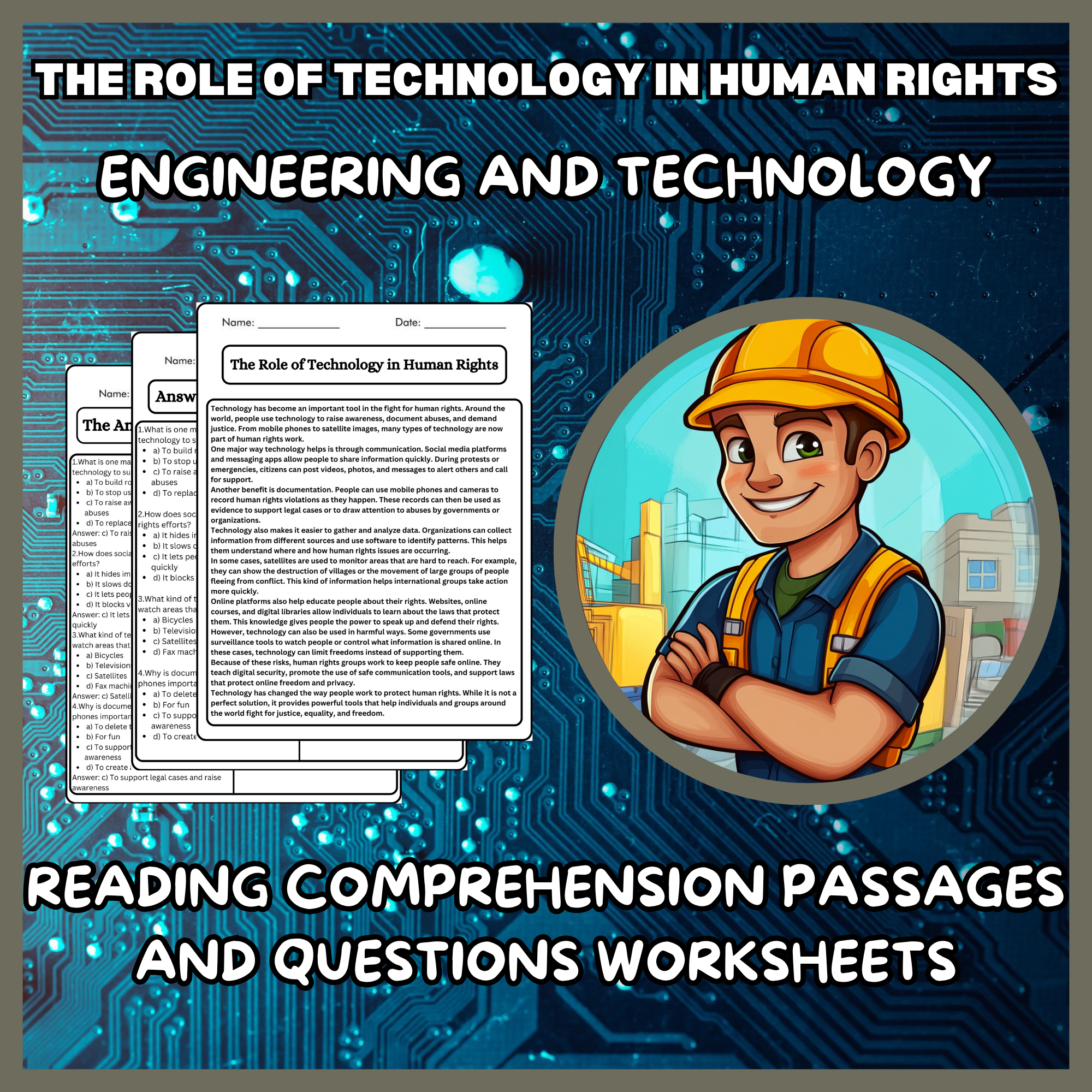 The Role of Technology in Human Rights Reading Comprehension Passages ...