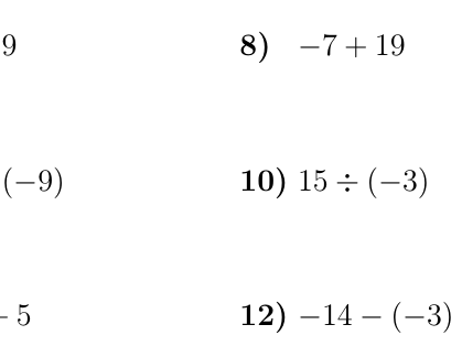 Operations with signed numbers worksheet (with solutions) | Teaching ...