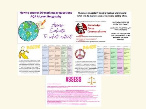 A Level Geography - How to answer all 20 mark essays based on the ...