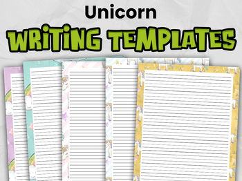 Unicorn Writing Template for Creative Writing Tasks & Writing Bulletin ...