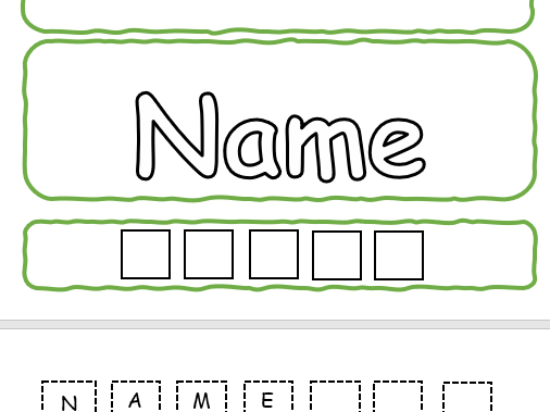 Name Recognition Teaching Resources