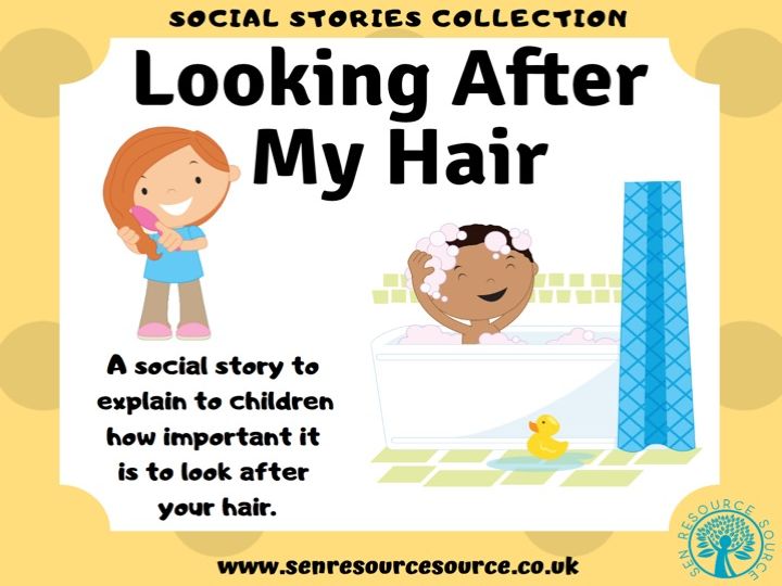 Taking care of my hair social story | Teaching Resources