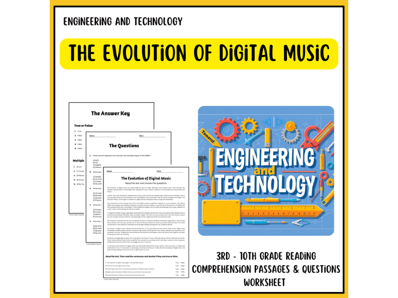 The Evolution of Digital Music Reading Comprehension Passages ...