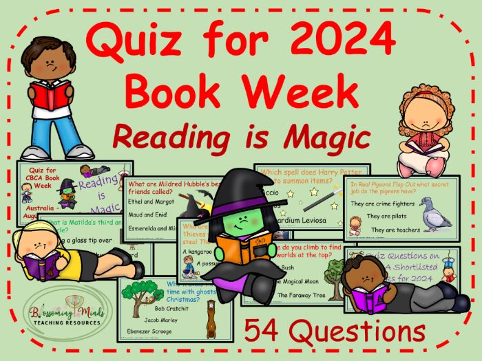Quiz for CBCA Book Week 2024 | Teaching Resources