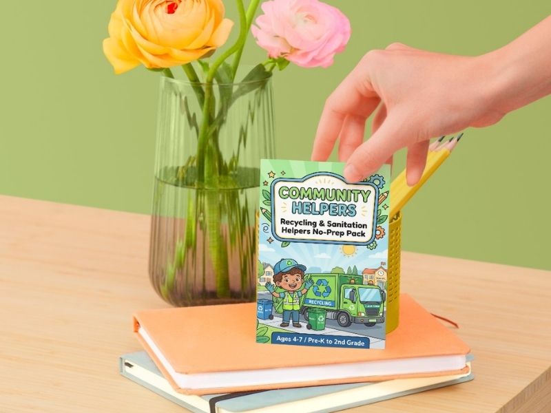 Community Helpers: Recycling & Eco-Helper Worksheets Ages 4-7 ...