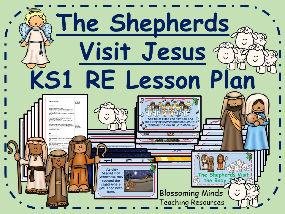 Christmas RE lesson - The shepherds visit Jesus - KS1 | Teaching Resources