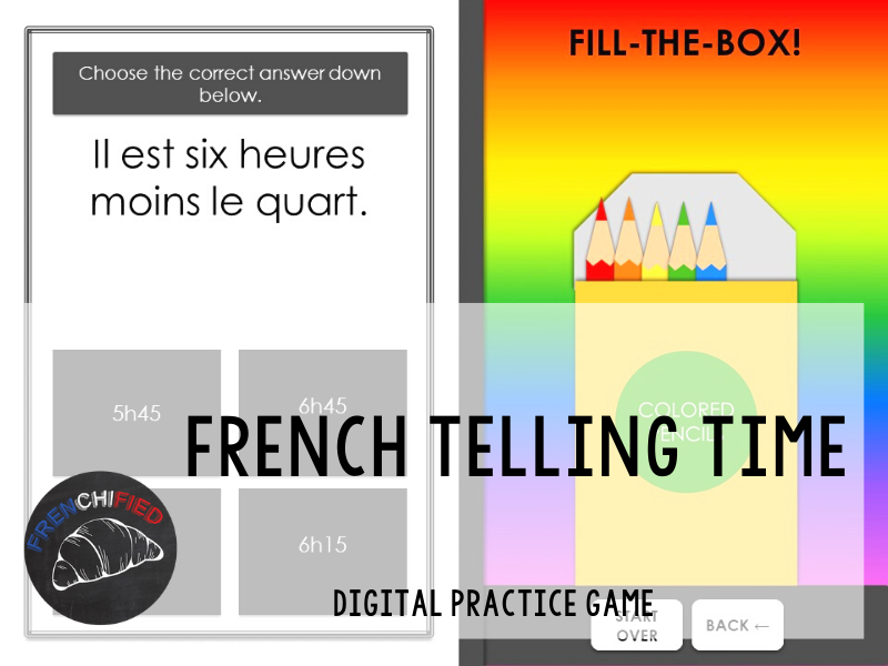 Telling Time In French Game at Daryl Hudson blog