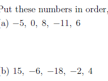 Ordering and comparing integers worksheet (with solutions) | Teaching ...