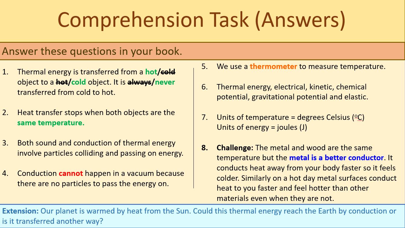 Conduction ~ KS3 ~ Year 8 | Teaching Resources