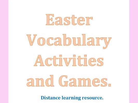 Easter Vocabulary Activities and Games | Teaching Resources