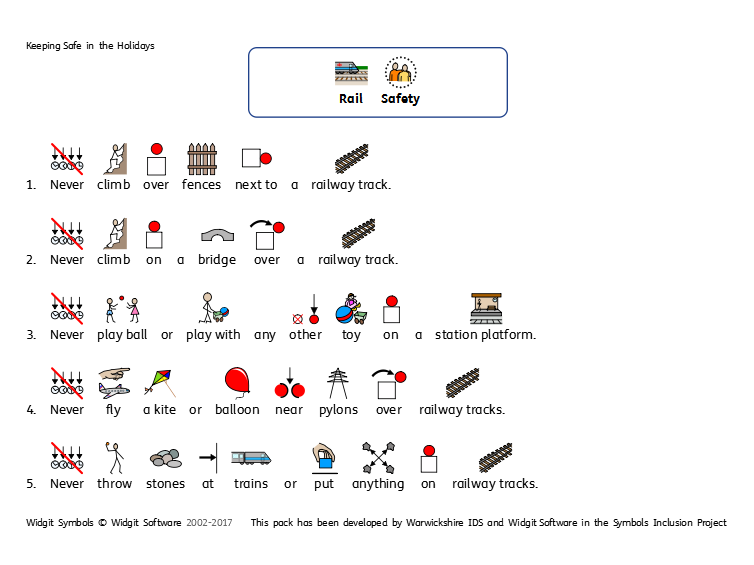 Keeping Safe in the Holidays by Widgit_Software - Teaching Resources - Tes