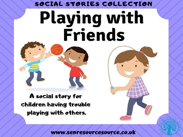 Playing with Friends Social Story | Teaching Resources