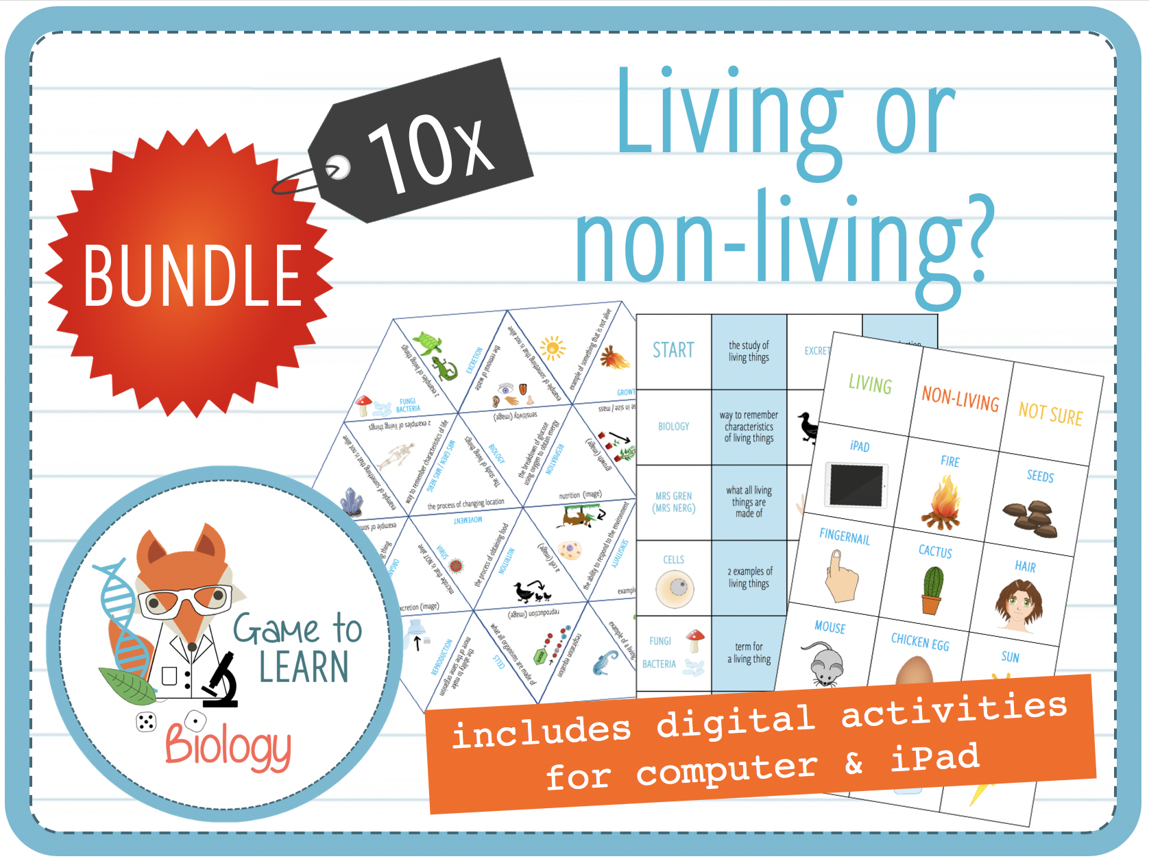 Living or non-living? - 10x Games and Activities (KS2/3) | Teaching ...