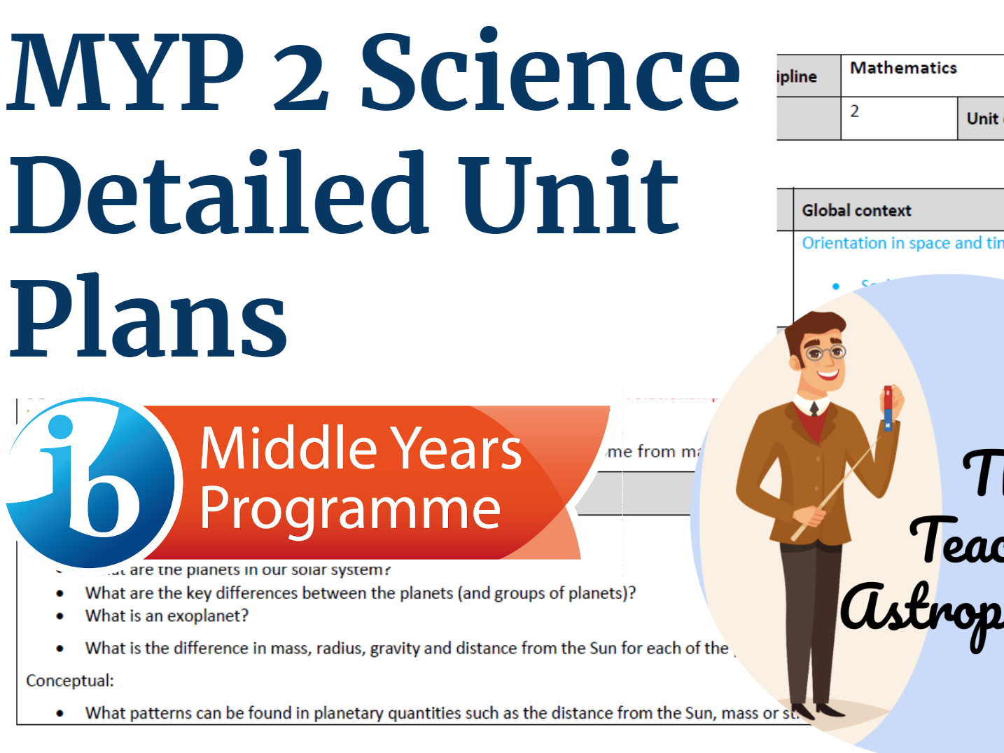 4 Myp 2 Science Detailed Unit Planners Teaching Resources