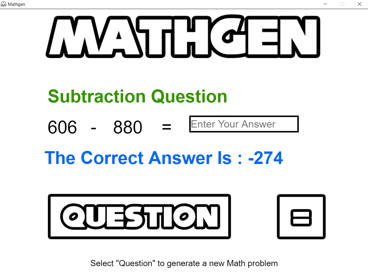 MathGen Random Math Problems Generator Teaching Resources