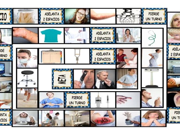 Doctors, Illnesses, and Injuries 6 Spanish Photo Game Bundle | Teaching ...