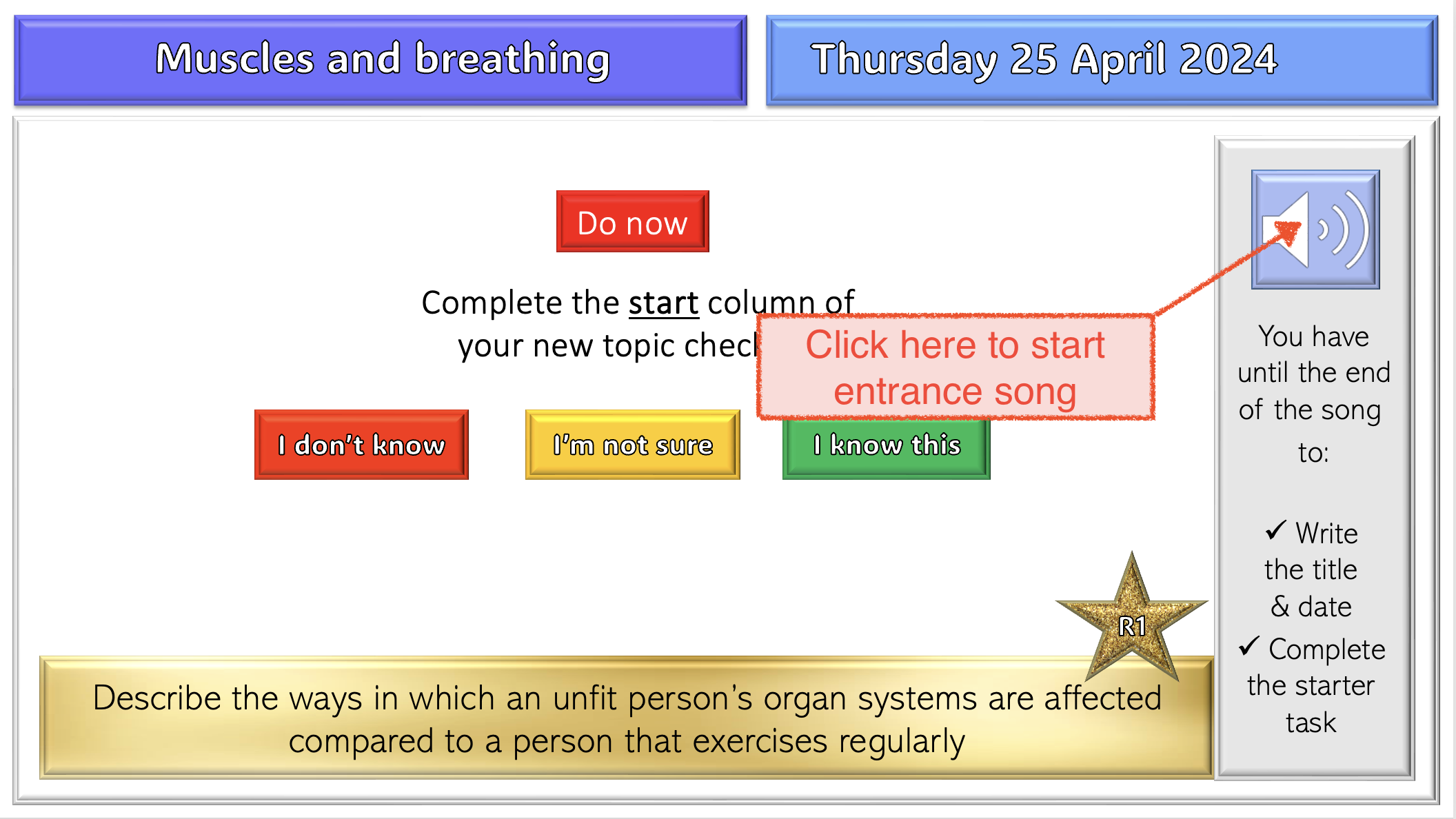 Muscles and Breathing - KS3 Biology | Teaching Resources