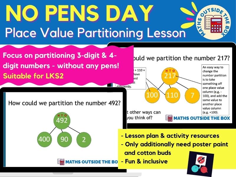 NO PENS DAY: Place Value Lesson (LKS2) | Teaching Resources