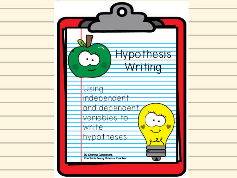 Hypothesis Writing Worksheet Teaching Resources