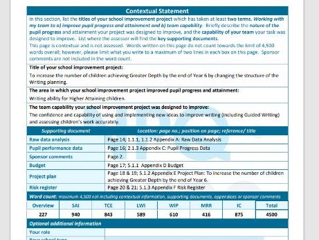 NPQML Final Project FULL MARKS 2021 | Teaching Resources