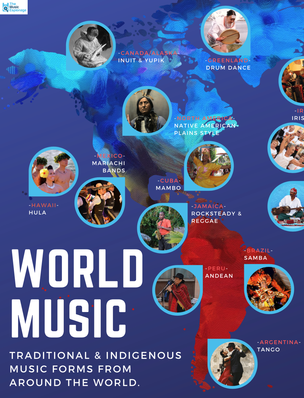 Music Map Of The World Map Music Map Of The World Map