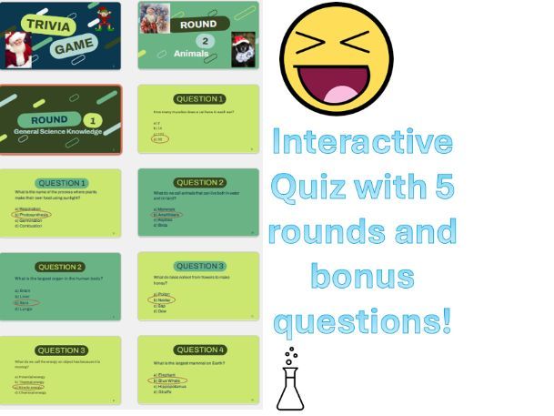 Year 7 Science Trivia Quiz | Teaching Resources