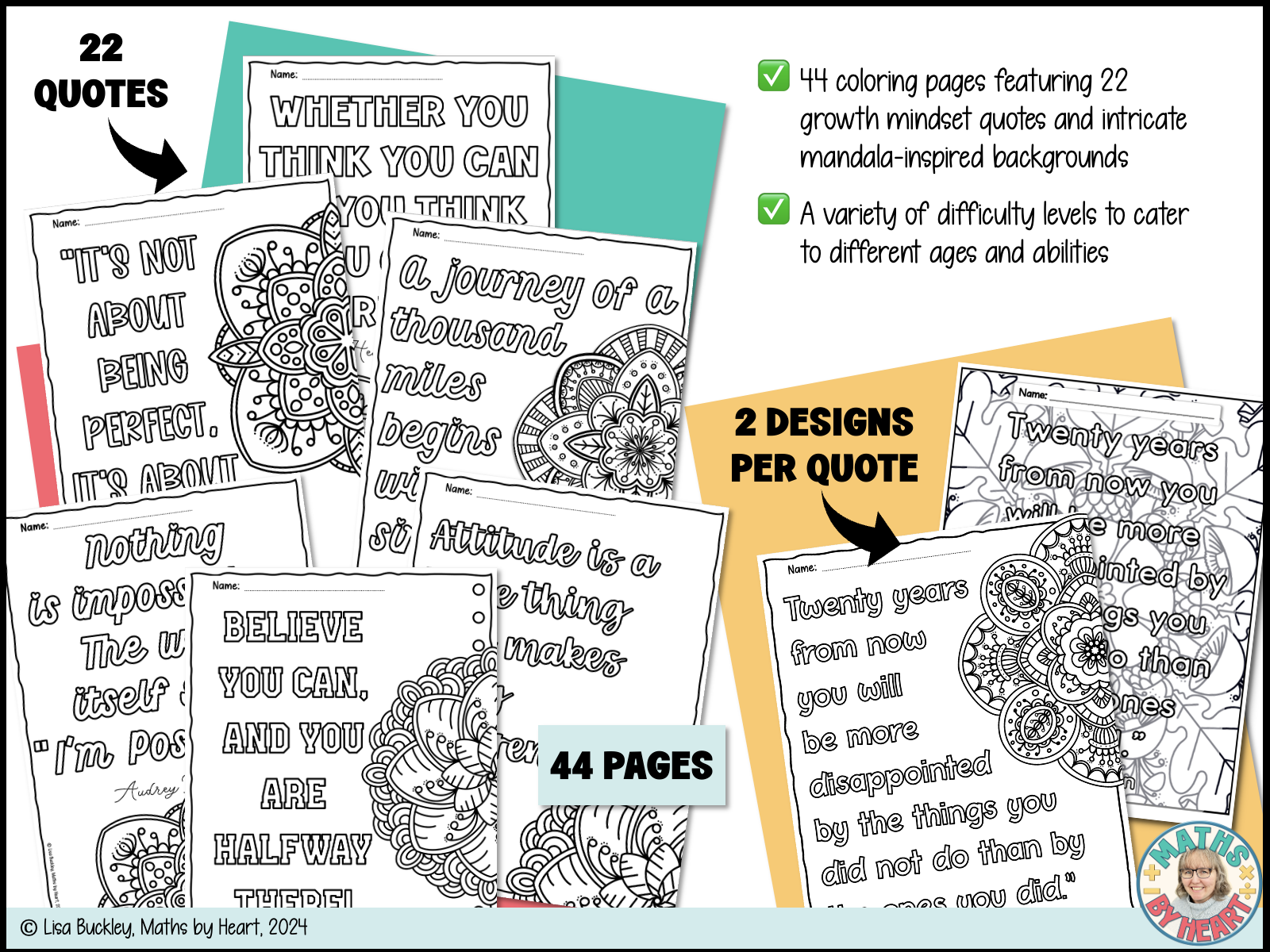 Growth Mindset Colouring Pages Printable | Teaching Resources