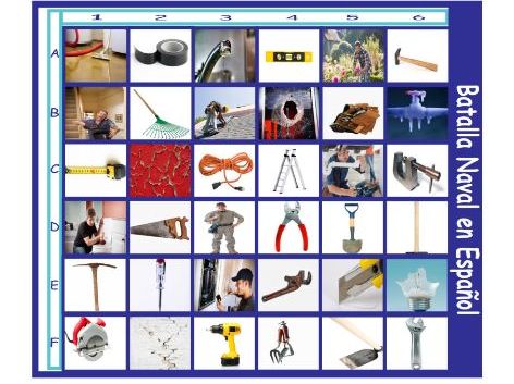 House Repairs, Tools, and Supplies 6 Spanish Photo Game Bundle ...