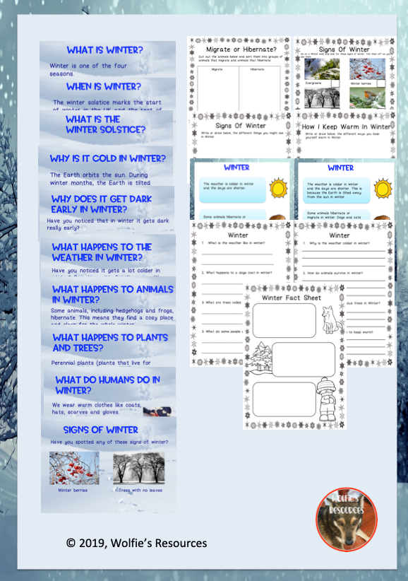 Winter year 1 | Teaching Resources
