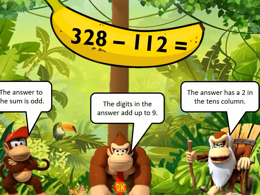 Y3 Bananarama - Subtraction Reasoning | Teaching Resources