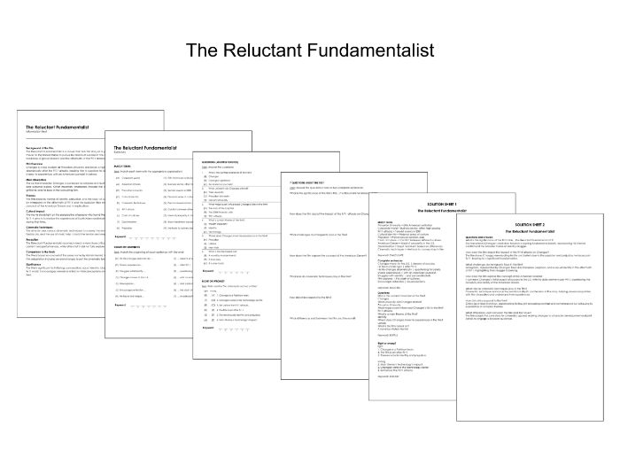The Movie "The Reluctant Fundamentalist" | Teaching Resources