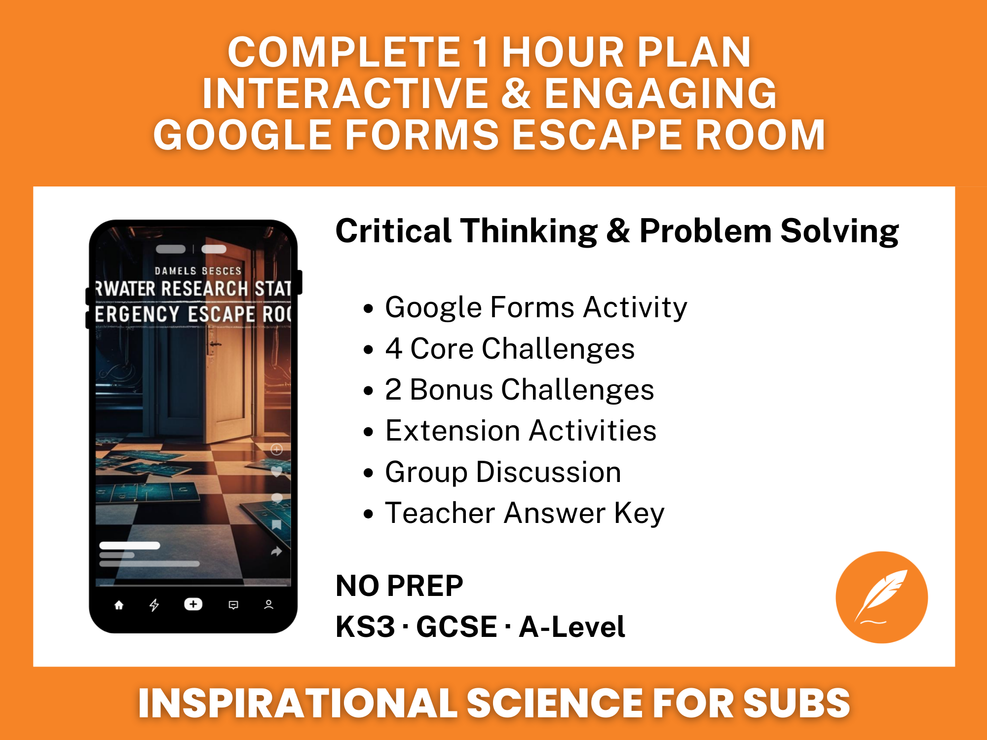 PREMIUM Water & Ocean Pollution Escape Room - KS3, GCSE | Teaching ...