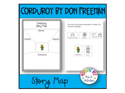 Corduroy Book Activities - Story Map | Teaching Resources