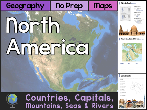 Geography - North America by willemmacau - Teaching Resources - Tes