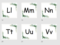 Display Alphabet - Nature Theme | Teaching Resources