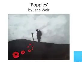 GCSE ENGLISH LITERATURE poetry anthology "Poppies" by Jane Weir ...
