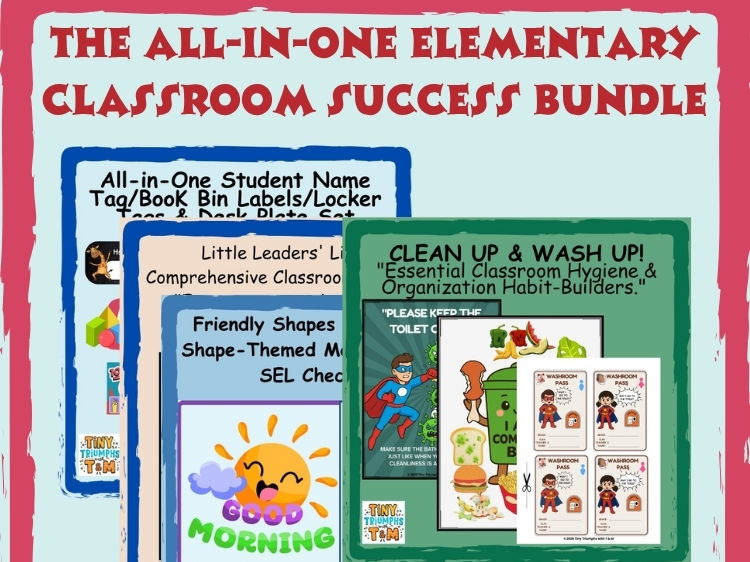 The All-in-One Elementary Classroom Success Bundle | Teaching Resources