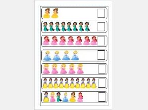 Basic counting and adding Princess Theme | Teaching Resources