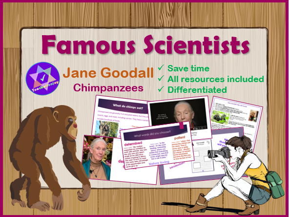 Jane Goodall Science Plan Powerpoint | Teaching Resources