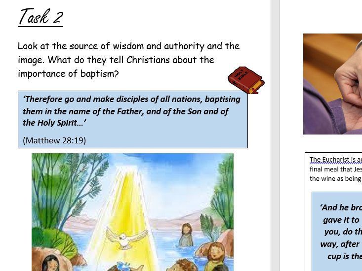Living the Christian Life booklet Edexcel | Teaching Resources