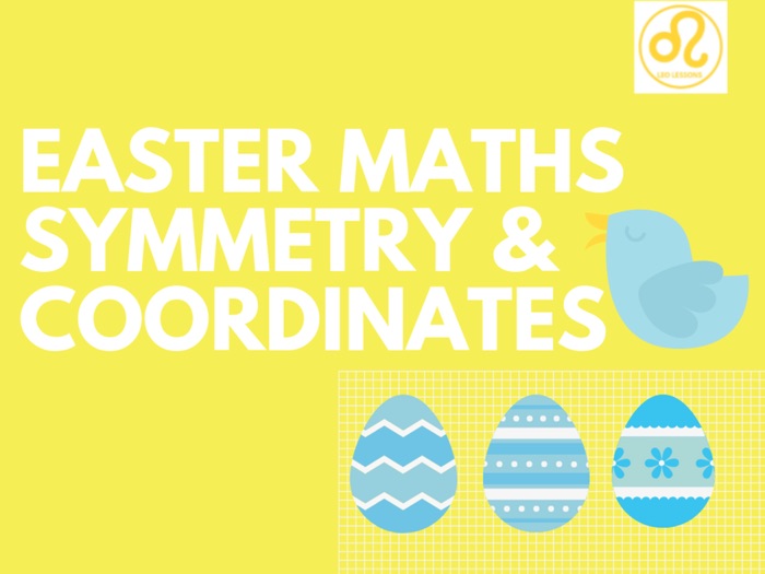 Easter Maths Symmetry Coordinates by LeoLessons | Teaching Resources