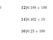 Multiplying and dividing decimals and whole numbers by 10, 100 and 1000 ...