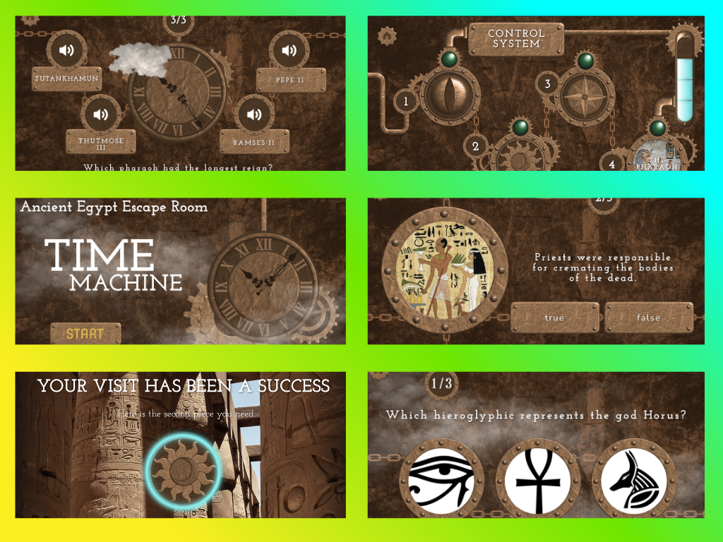 KS2 Ancient Egypt: Time-Travel Escape Room Interactive Game) | Teaching ...