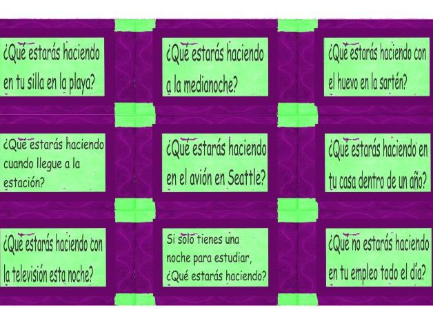 Future Continuous Tense Spanish 4 Worksheet-2 Game-1 Exam Bundle ...