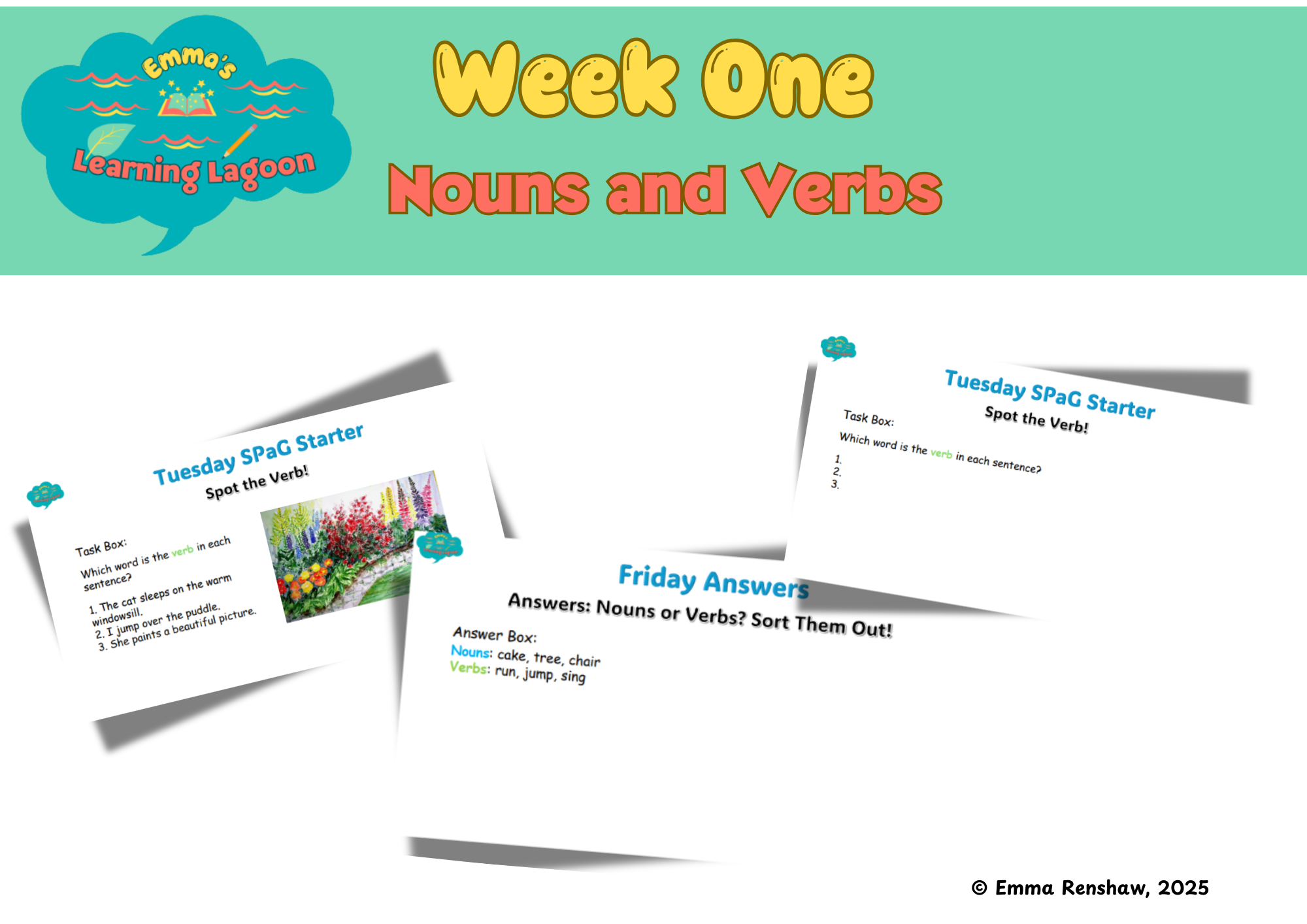 Year 3 SPaG Starters - 6 Week PPT Pack | Teaching Resources