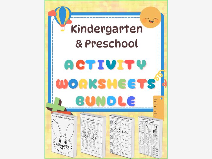 4-Week Screen-Free Activity Worksheets Bundle | Teaching Resources