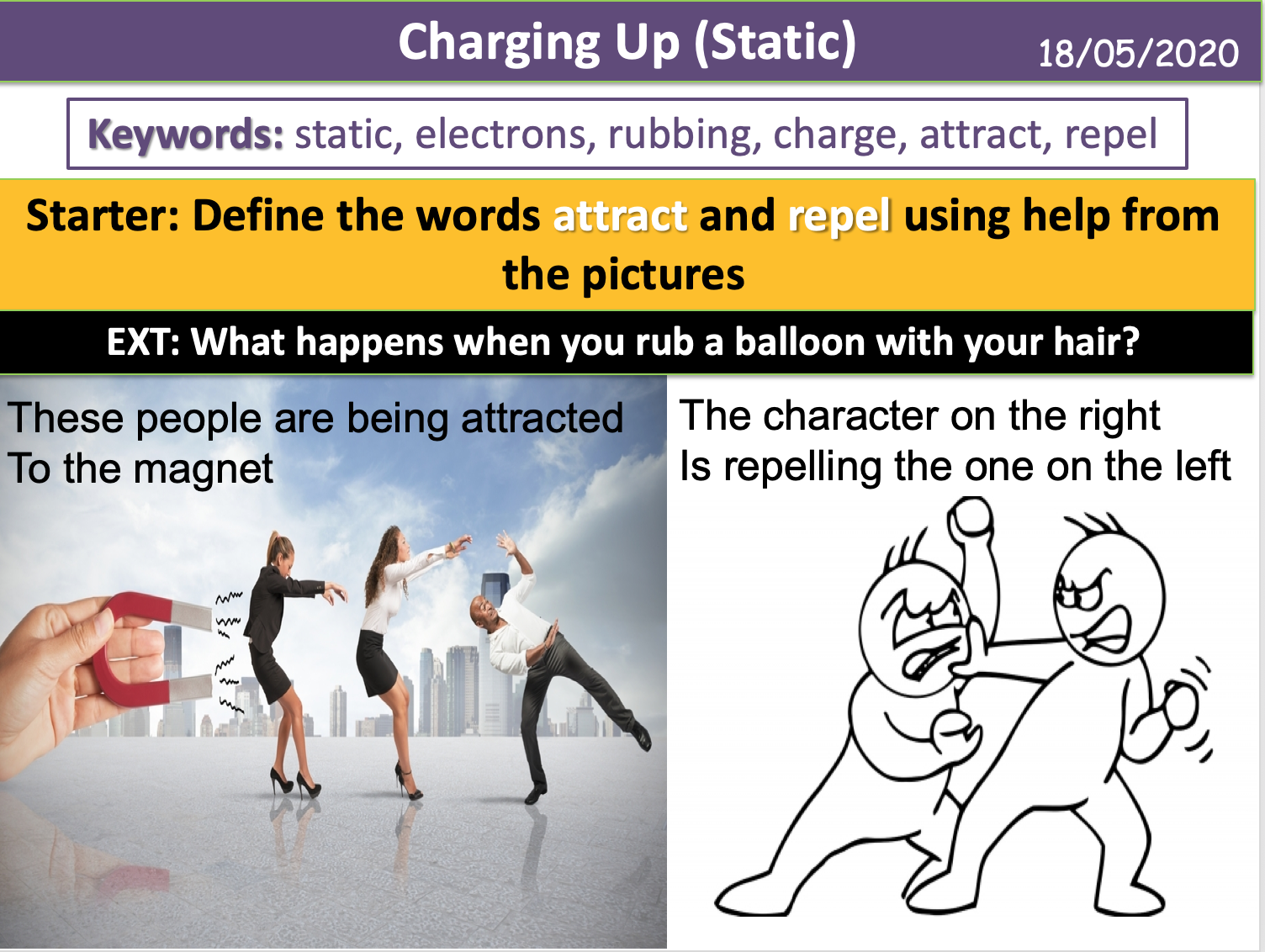 Charging Up (Static Electricity) | Teaching Resources