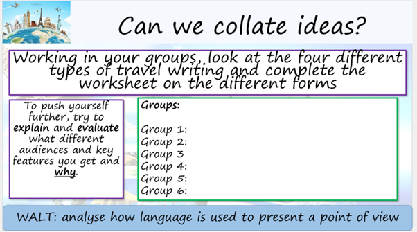 Travel Writing | Teaching Resources