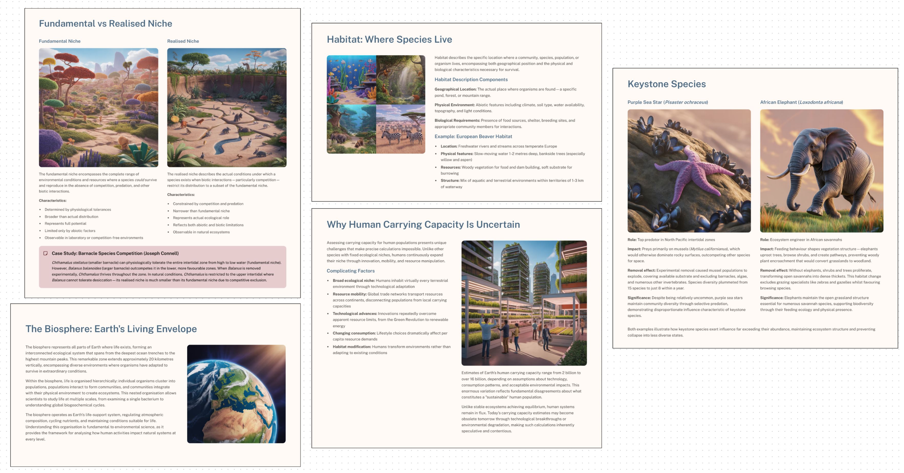 IB DP ESS 2.1 Individuals and Populations Teaching Notes & PowerPoint ...