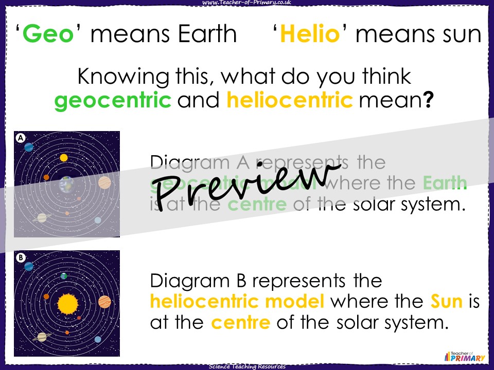 Models of the Solar System - Year 5 | Teaching Resources